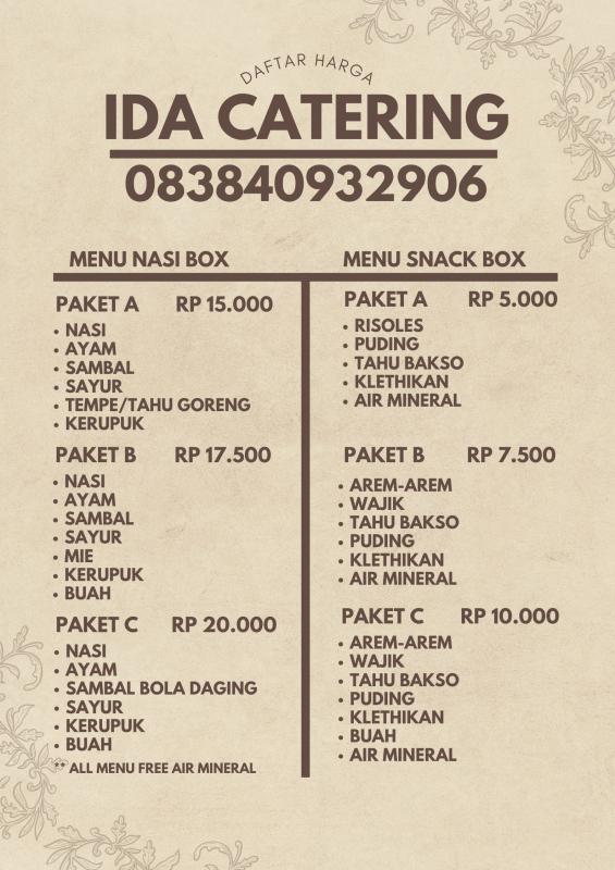 Jasa Boga Ida Catering